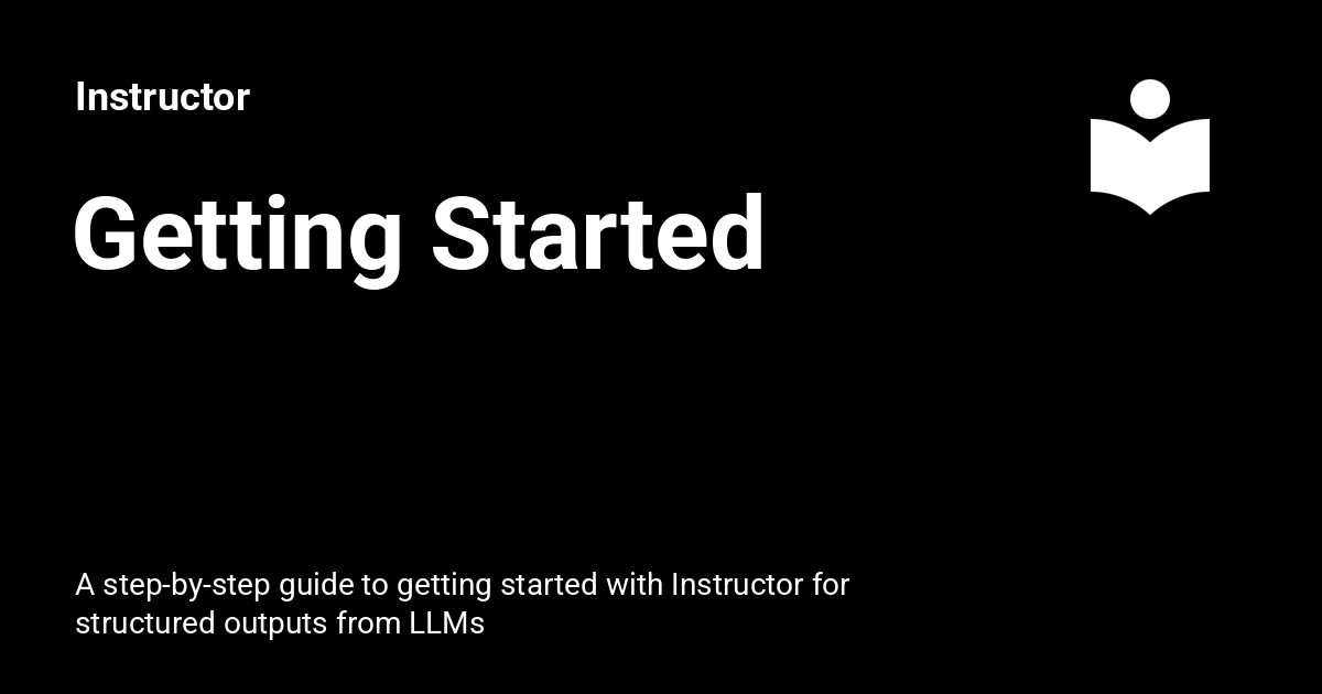 Getting Started - Instructor Getting Started - Instructor