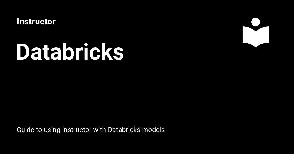Databricks - Instructor