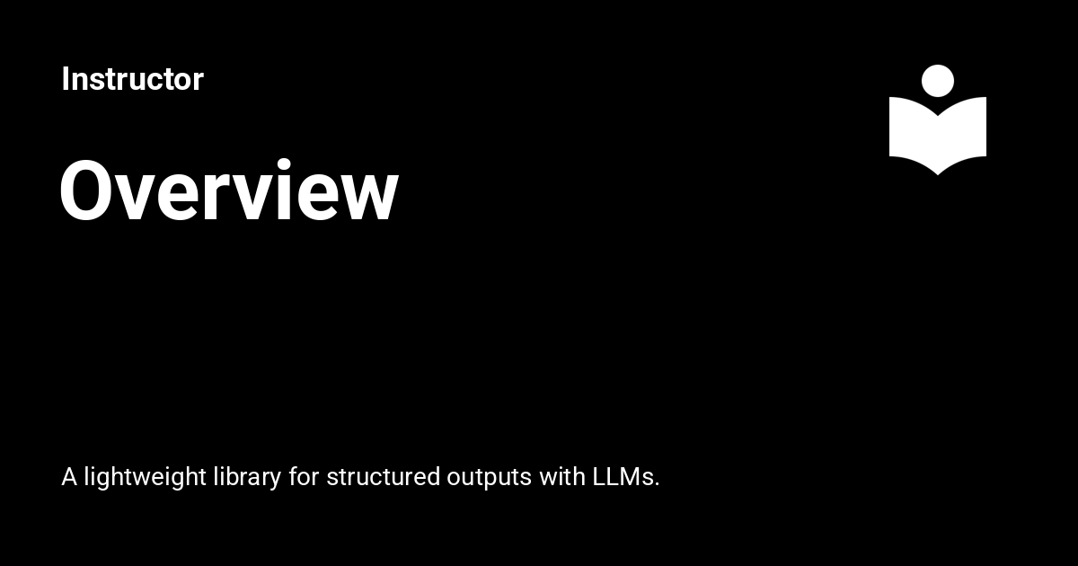 Overview - Instructor Overview - Instructor